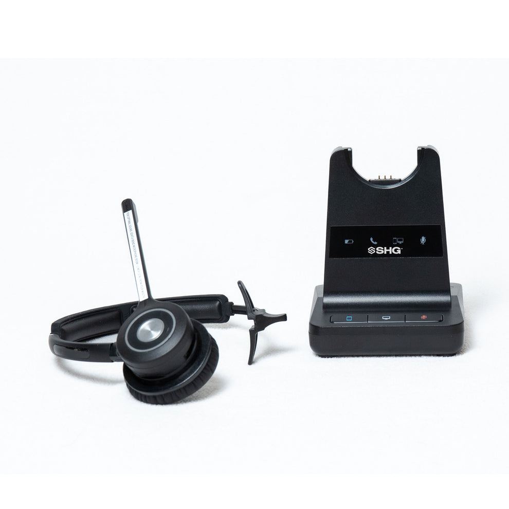 SHG S250-Mono Monaural DECT Wireless Headset with Passive Noise Cancel ...
